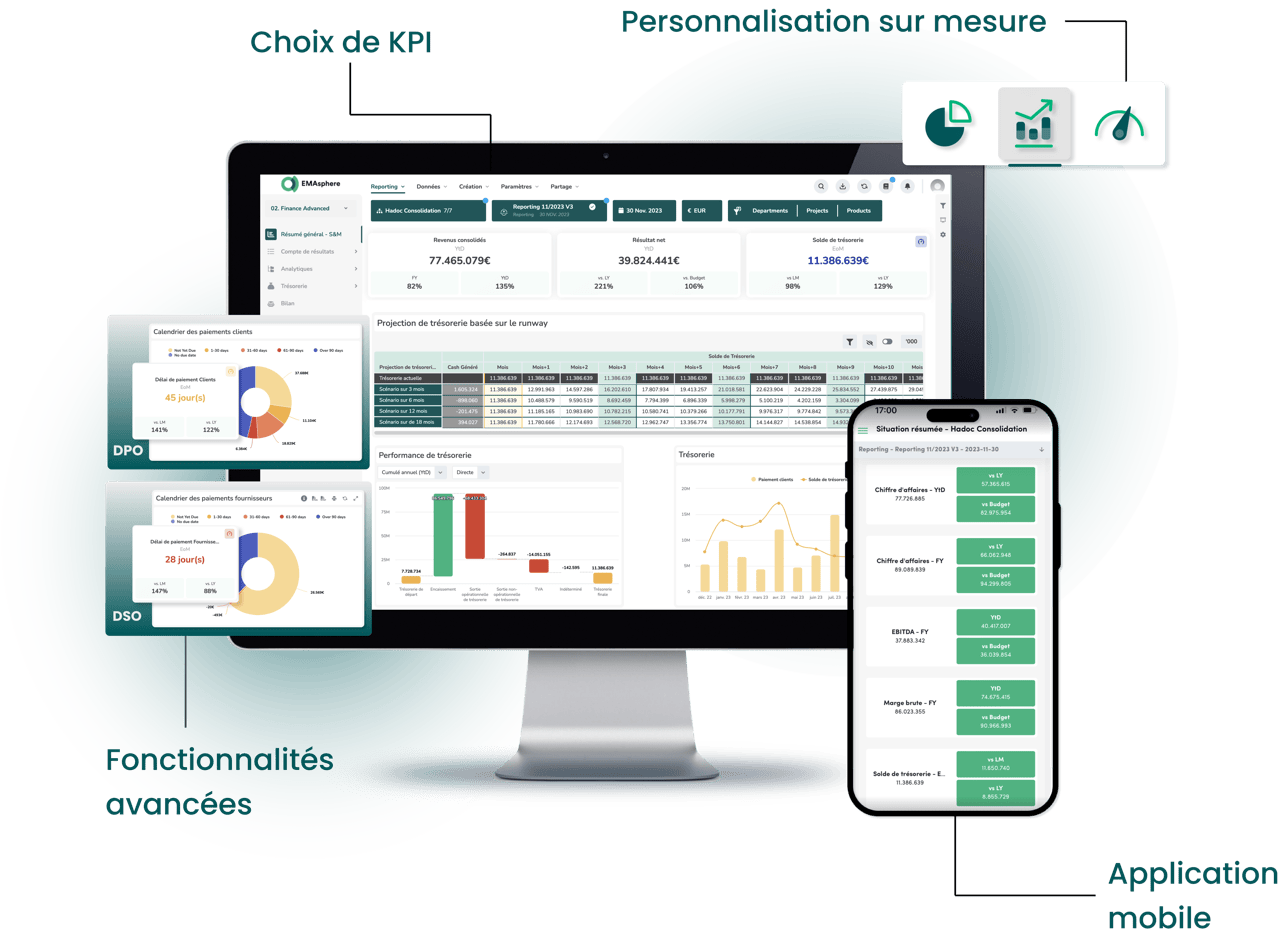 EMAsphere - Logiciel d'analyse des données financières et opérationnelles